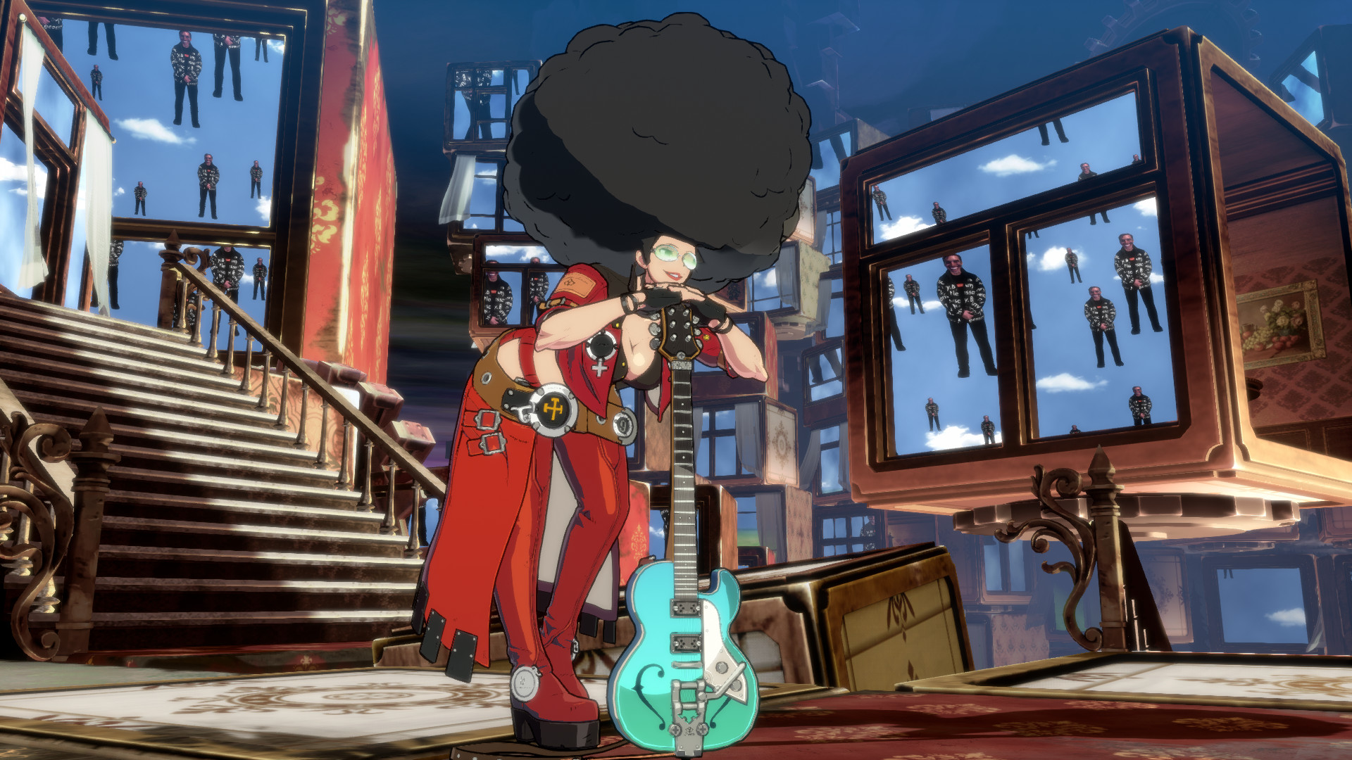 I-No with Afro Mod for GUILTY GEAR -STRIVE- | GGST Mods
