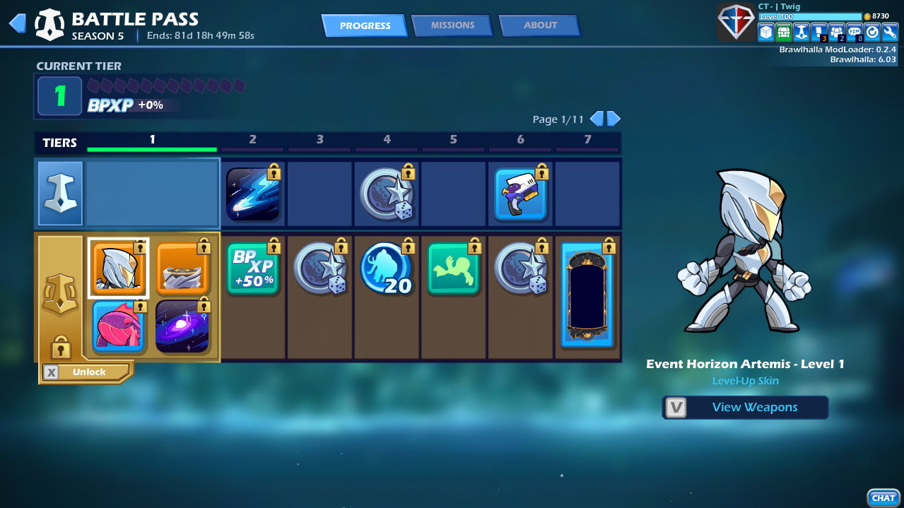 Frost UI (.Bmod) Mod for Brawlhalla | BHalla Mods