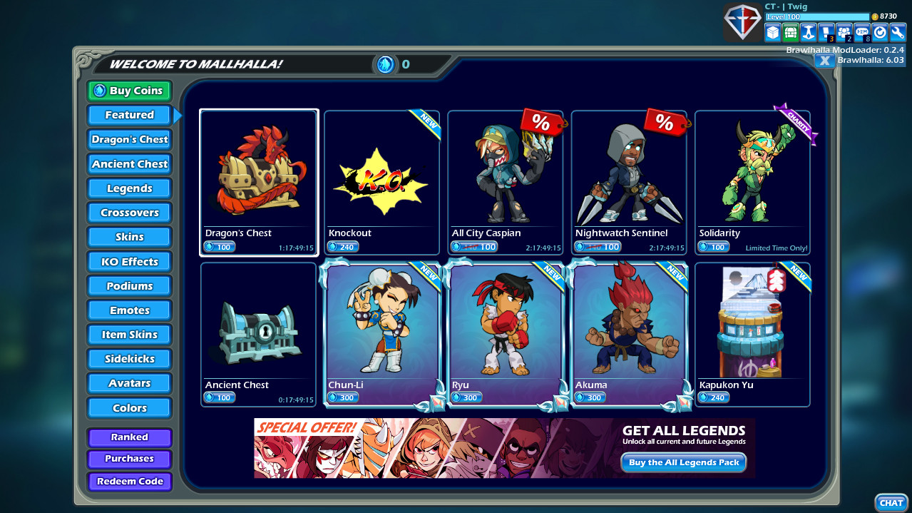 Frost UI (.Bmod) Mod for Brawlhalla | BHalla Mods