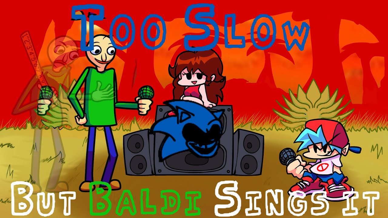 FNF Baldi Sings Too Slow Mod for Friday Night Funkin' | FNF Mods