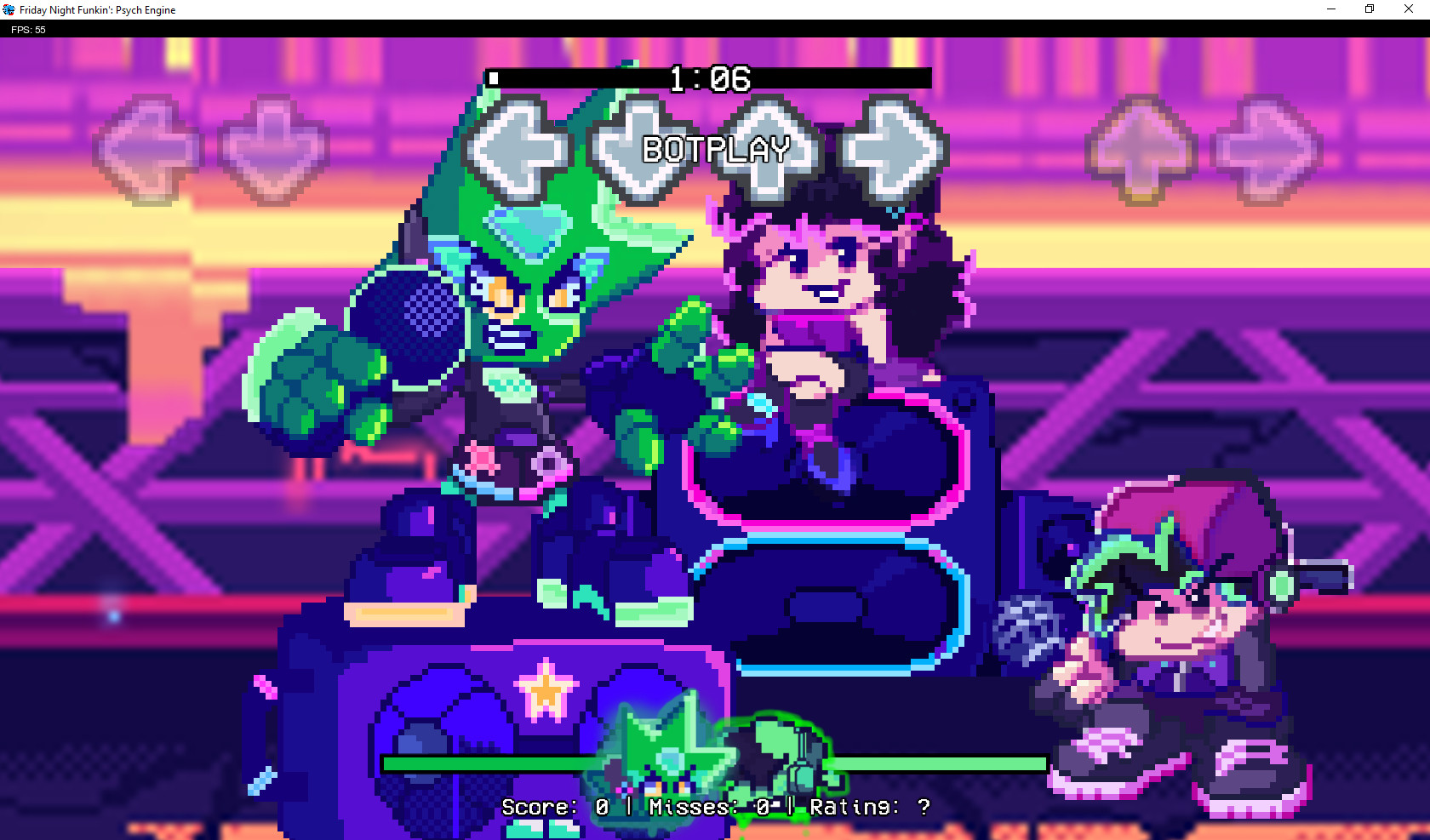 vs neon psych engine [credits CryoGX] Mod for Friday Night Funkin ...