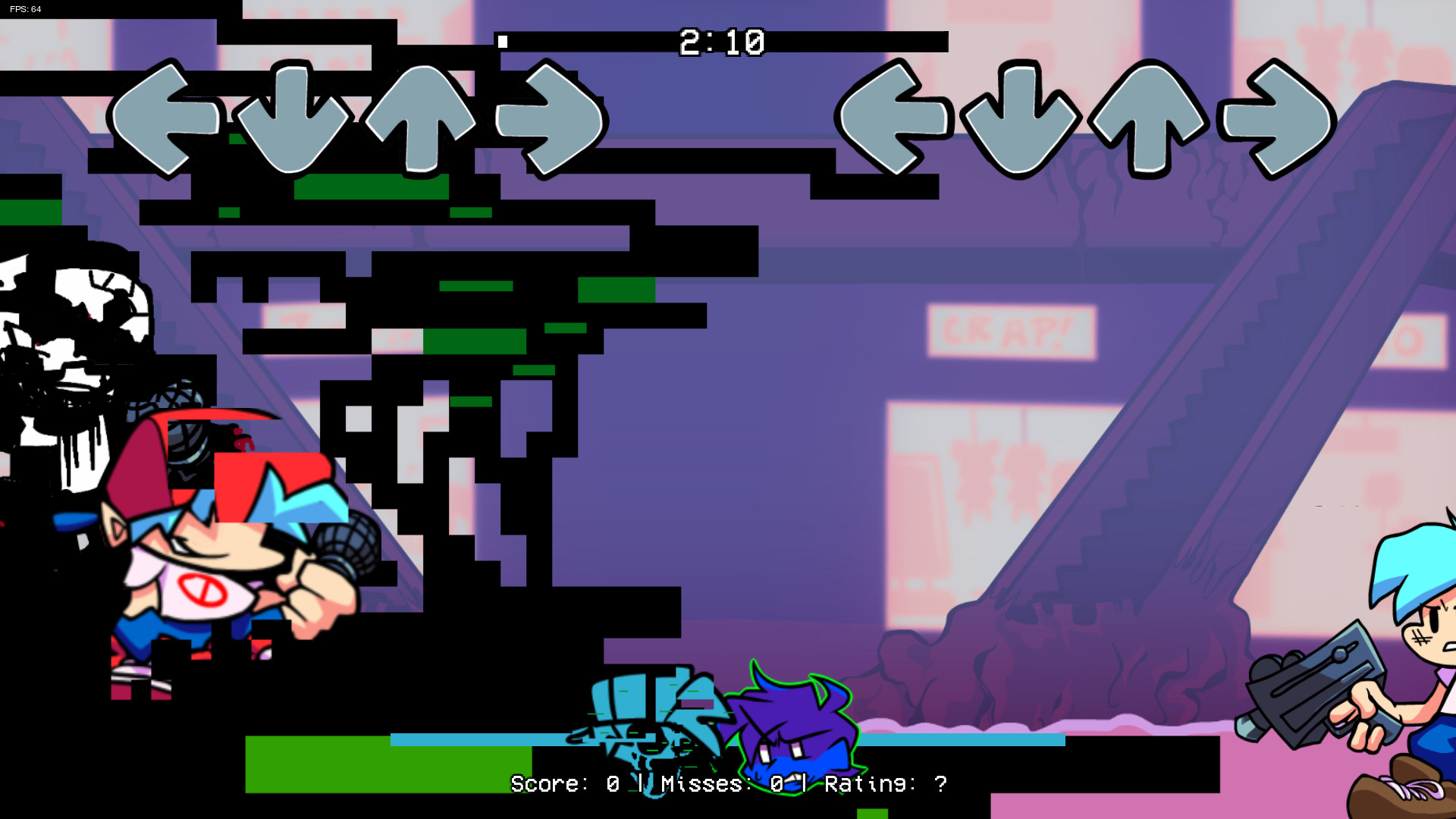 D corrupted mod DemoV2 [Friday Night Funkin'] [Mods]