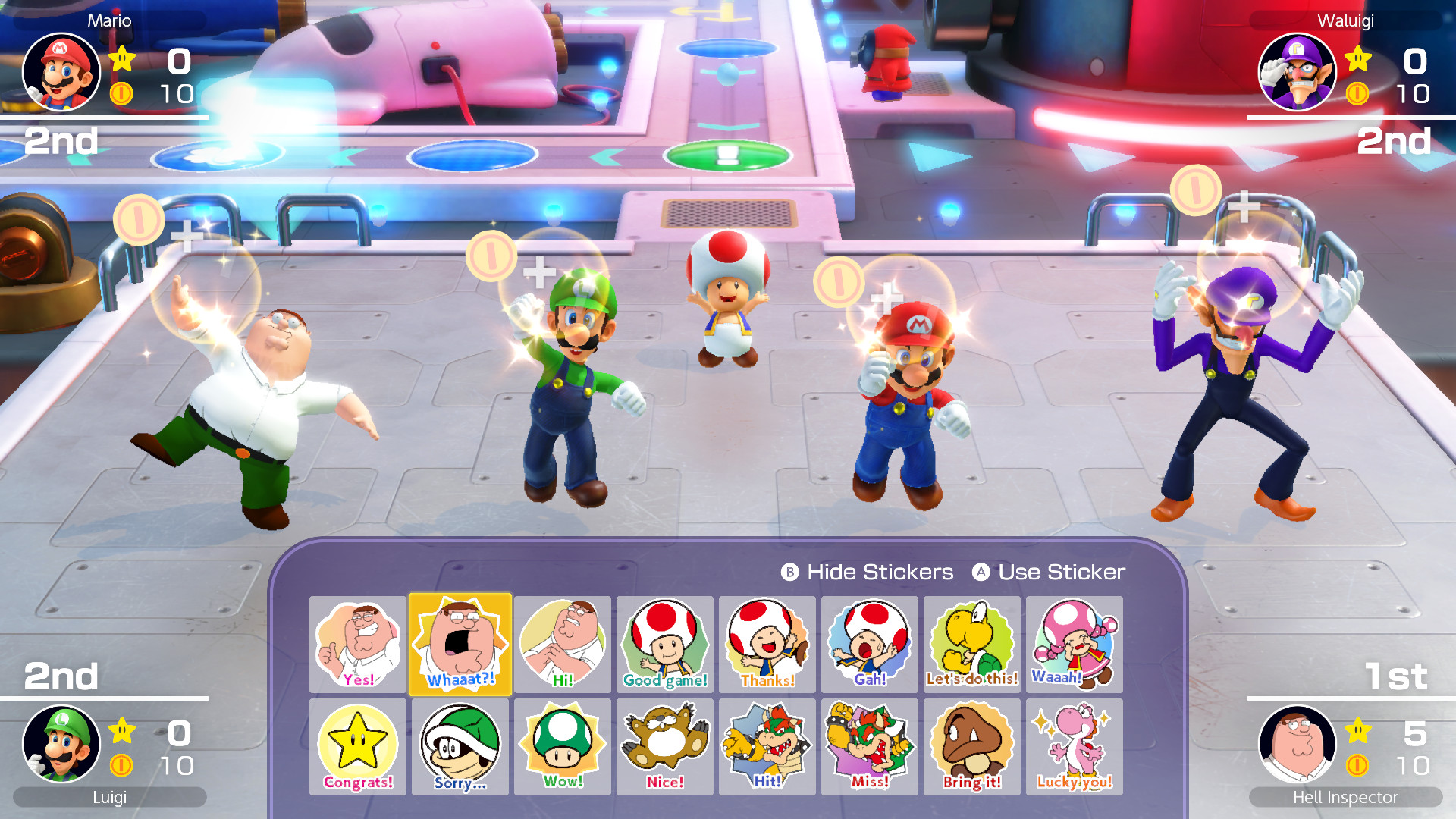 Peter Griffin (Playable Character) Mod for Mario Party Superstars | MPS ...