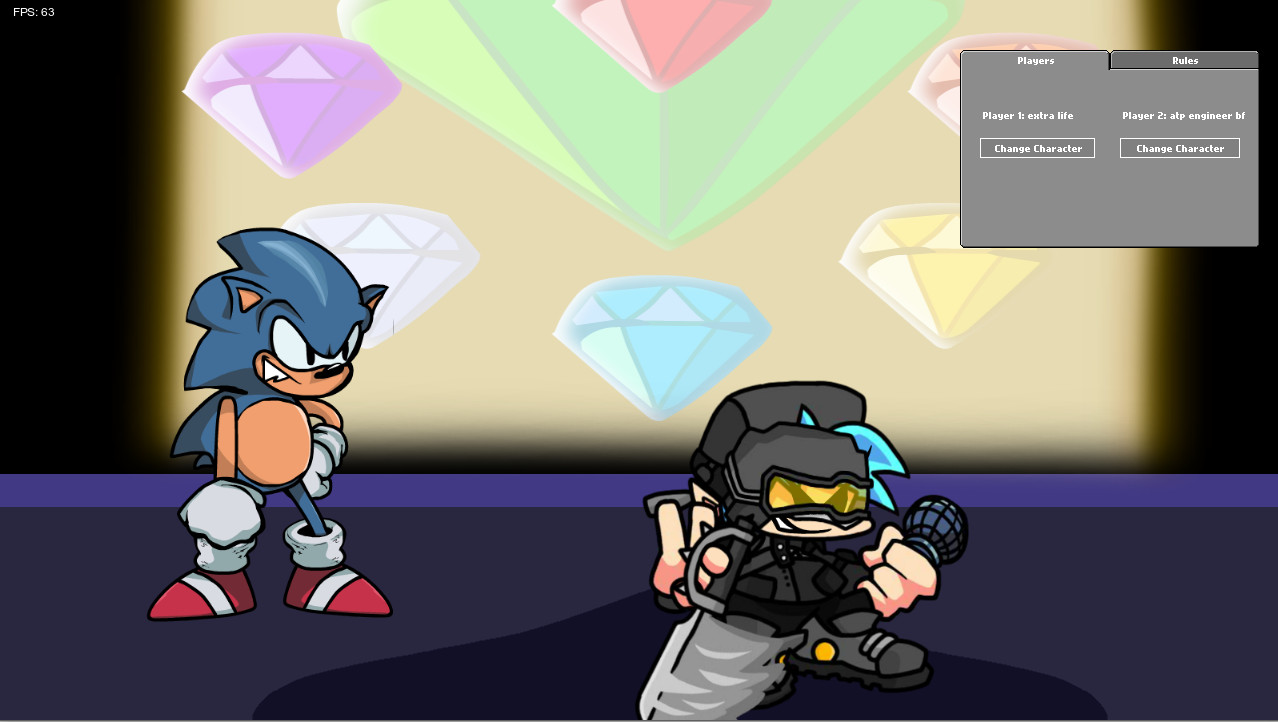 Extra life/Sanic in fnf multi [Friday Night Funkin'] [Mods]