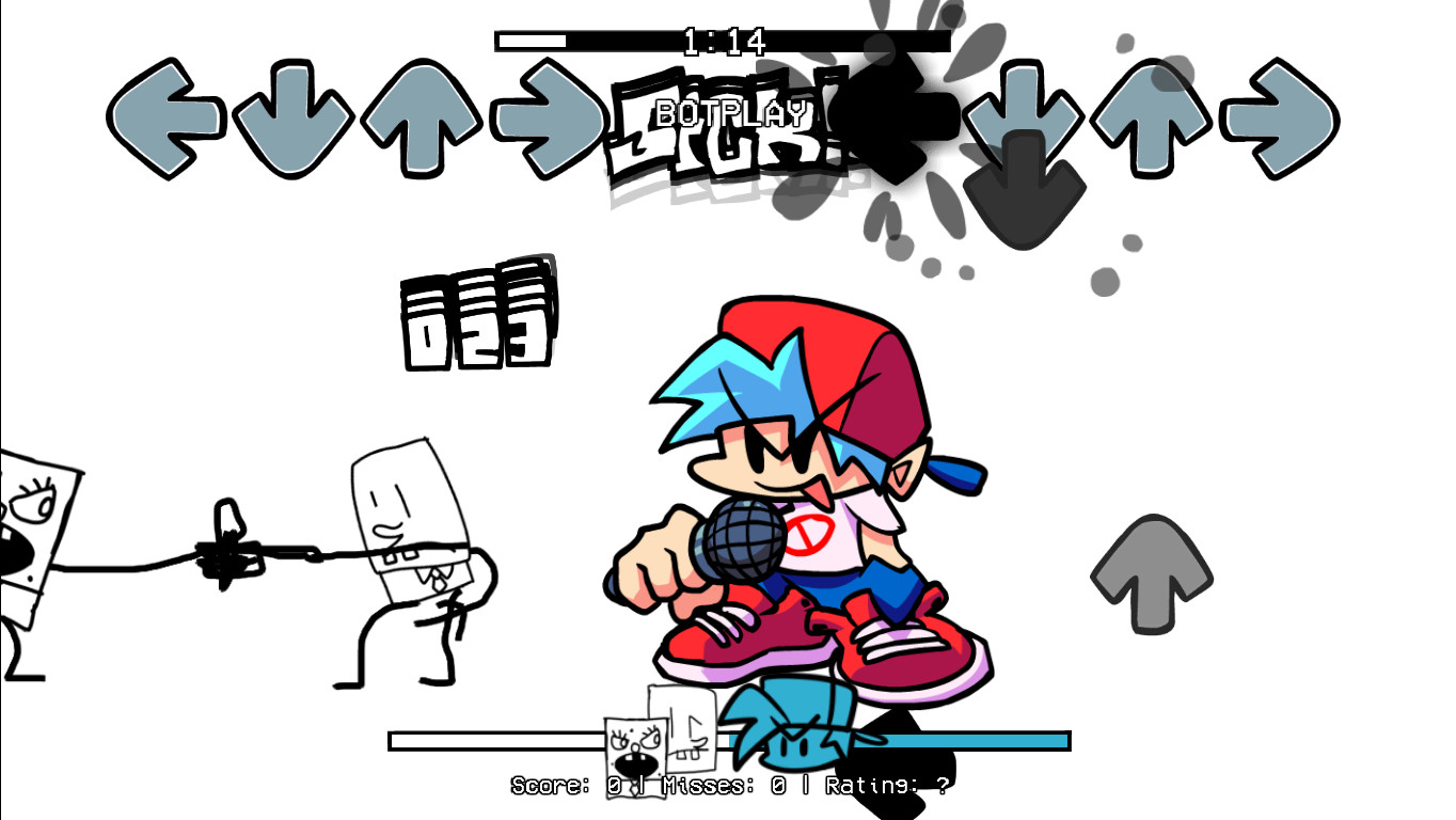 Vs Doodle-Sponge(cancelled) Mod for Friday Night Funkin' | FNF Mods