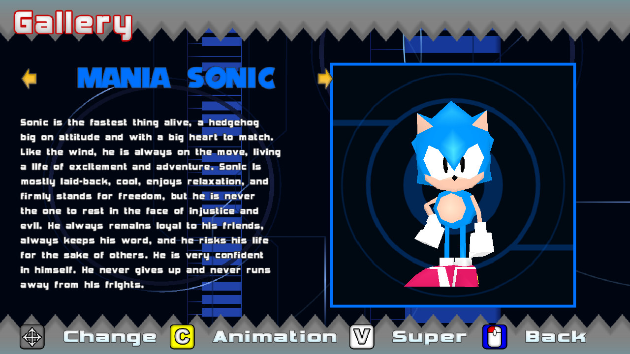 Sonic Palettes Texture Pack for Mania Sonic Mod for Sonic World | SW Mods