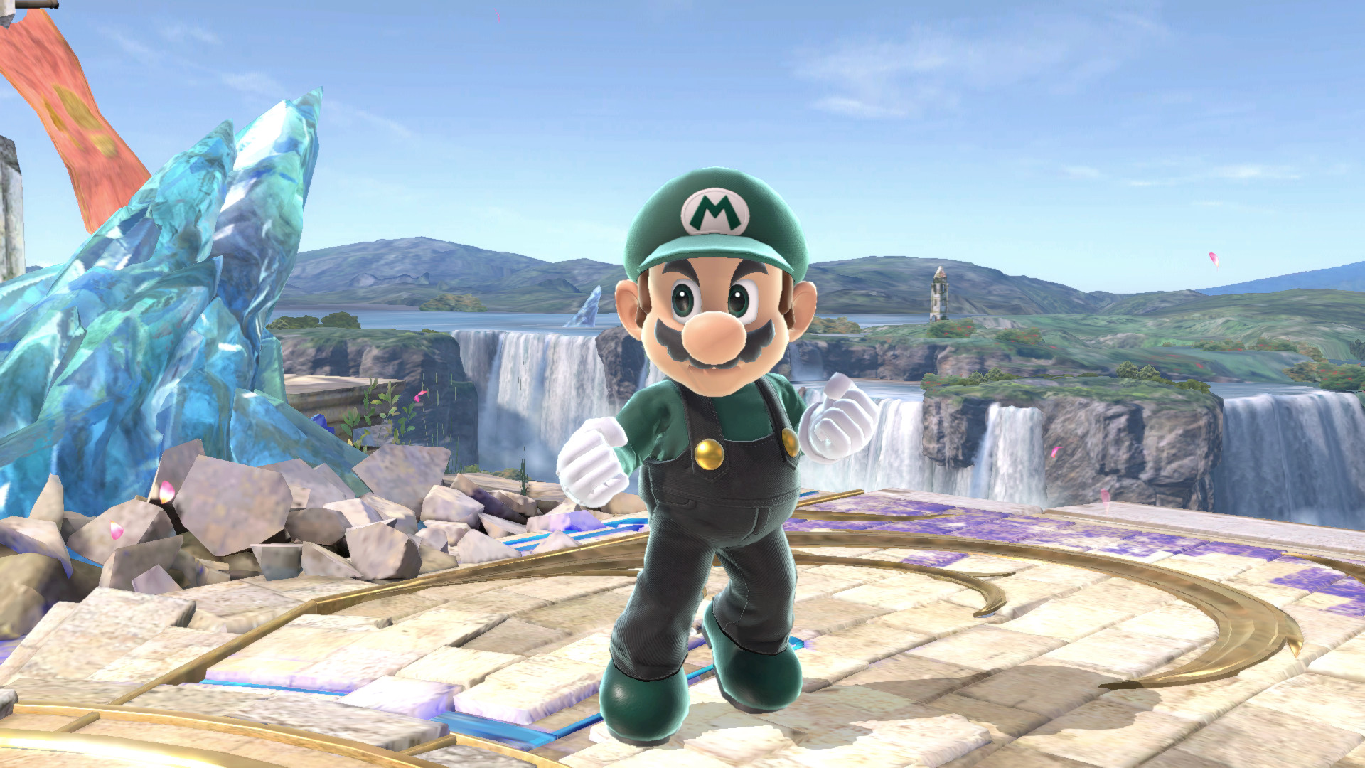 Green and Black Mario Mod for Super Smash Bros. Ultimate | SSBU Mods