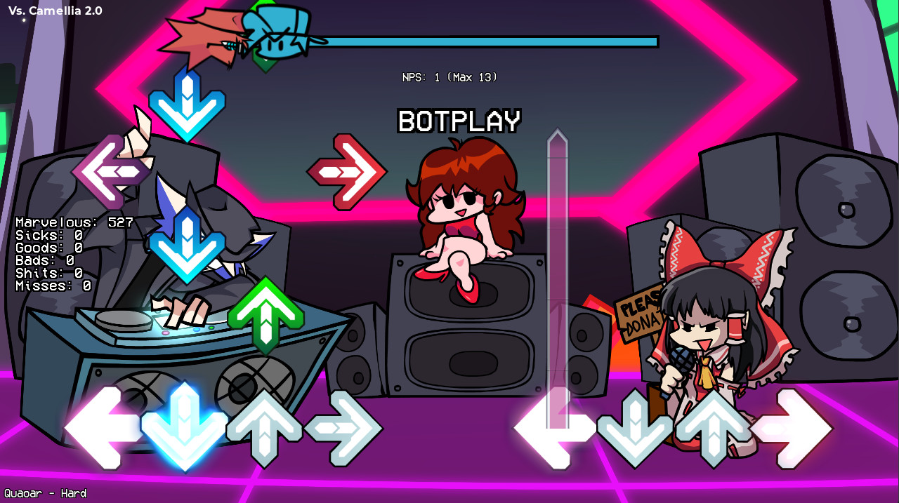 Playable Reimu Mod for Friday Night Funkin' | FNF Mods