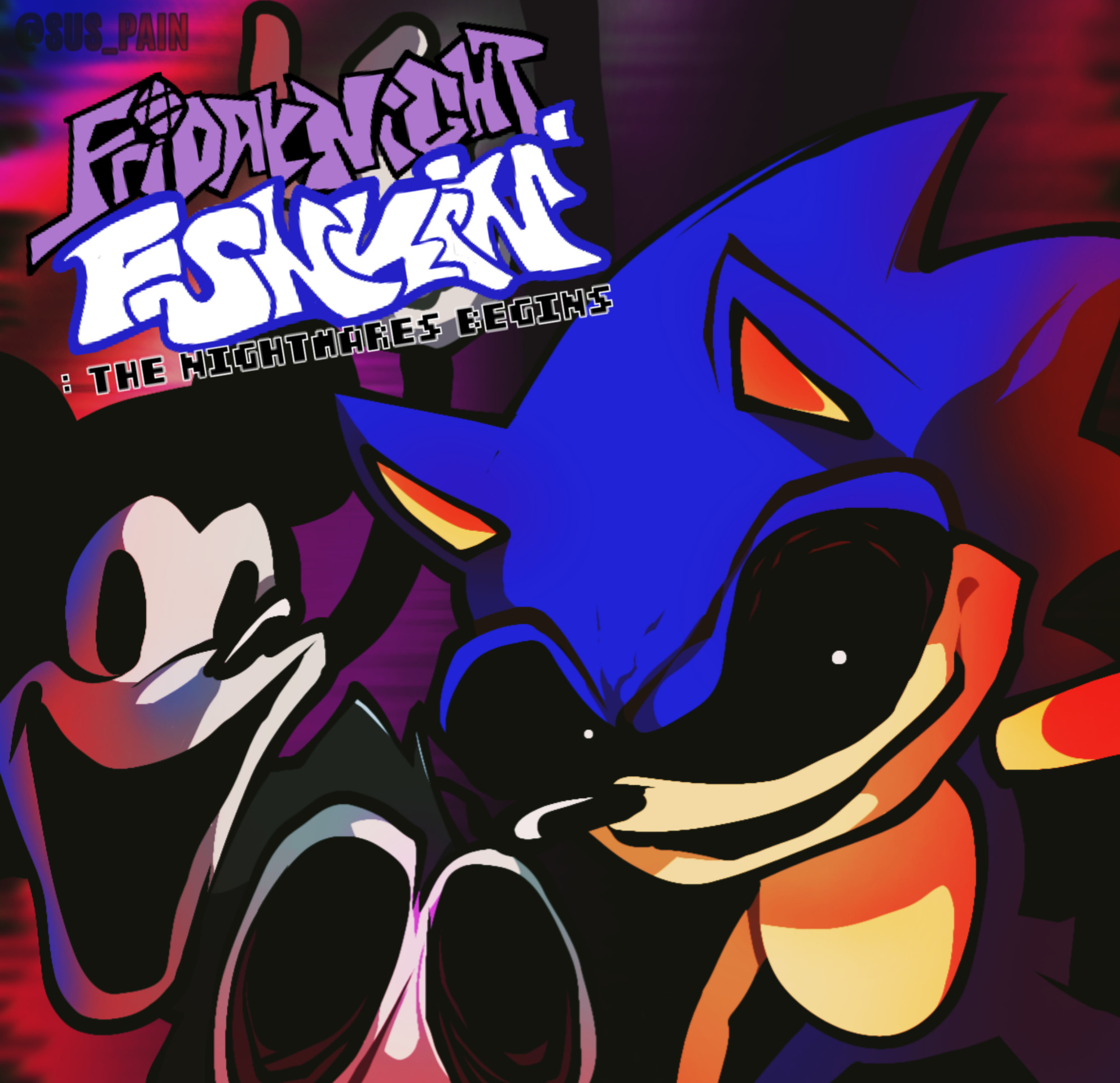 FNF : The Nightmares Begins Mod for Friday Night Funkin' | FNF Mods