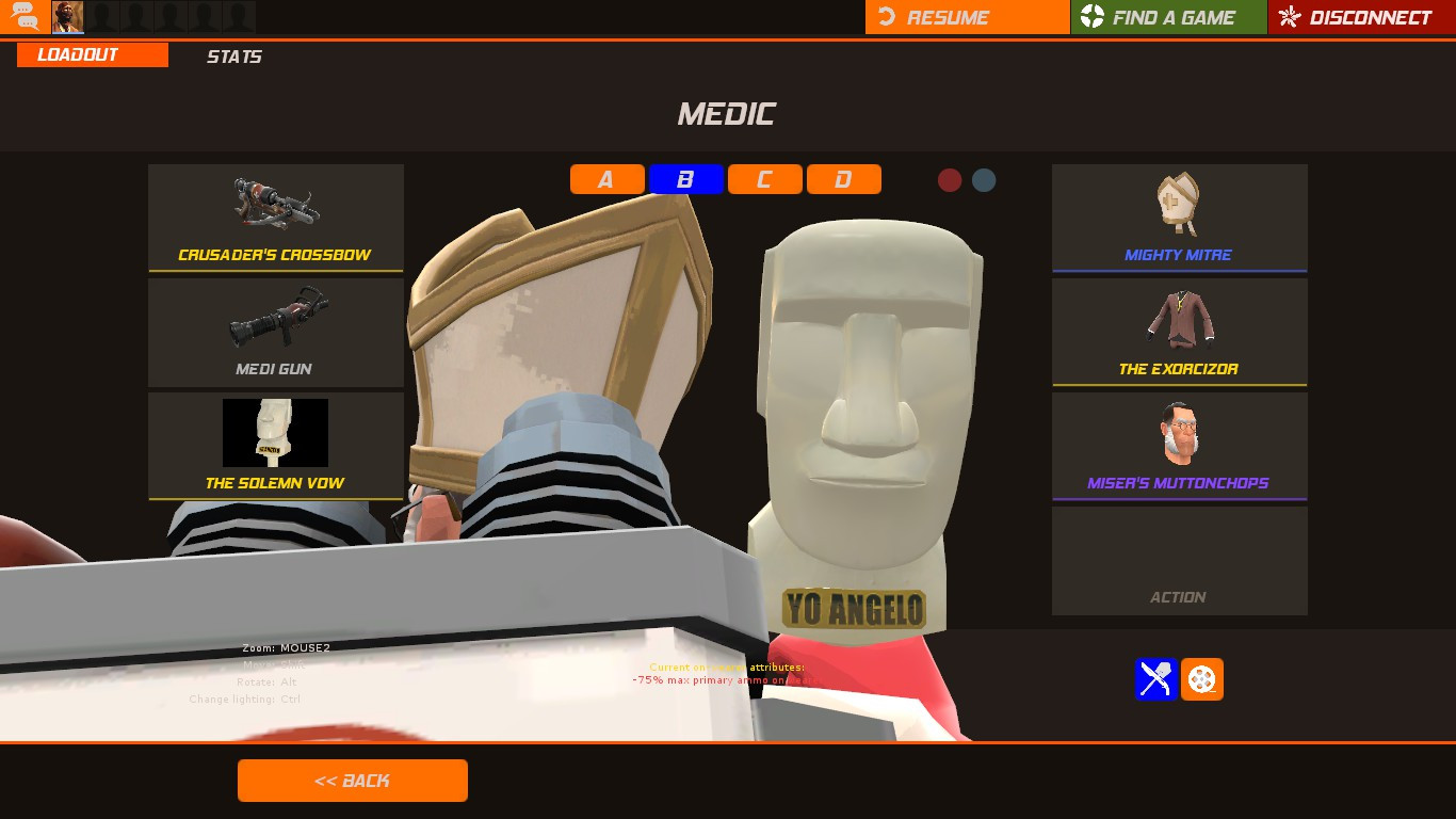 Moai melee (for Solemn Vow) YO ANGELO Mod for Team Fortress 2 | TF2 Mods