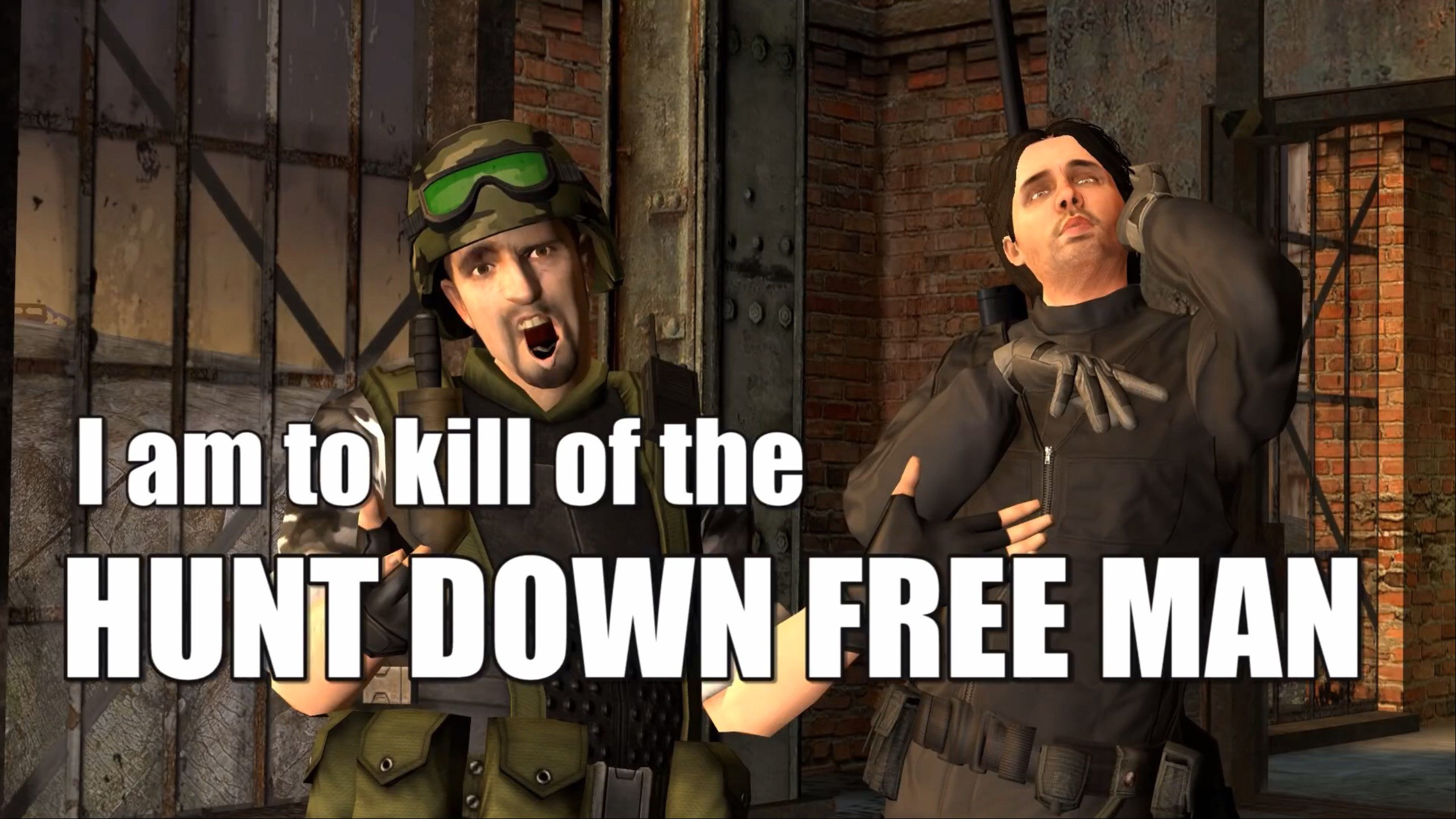 HUNT DOWN FREE MAN Cutscene Replacements Mod for Hunt Down The Freeman ...