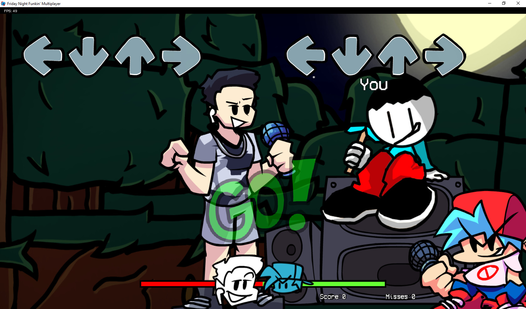 super idol multiplayer [Friday Night Funkin'] [Mods]