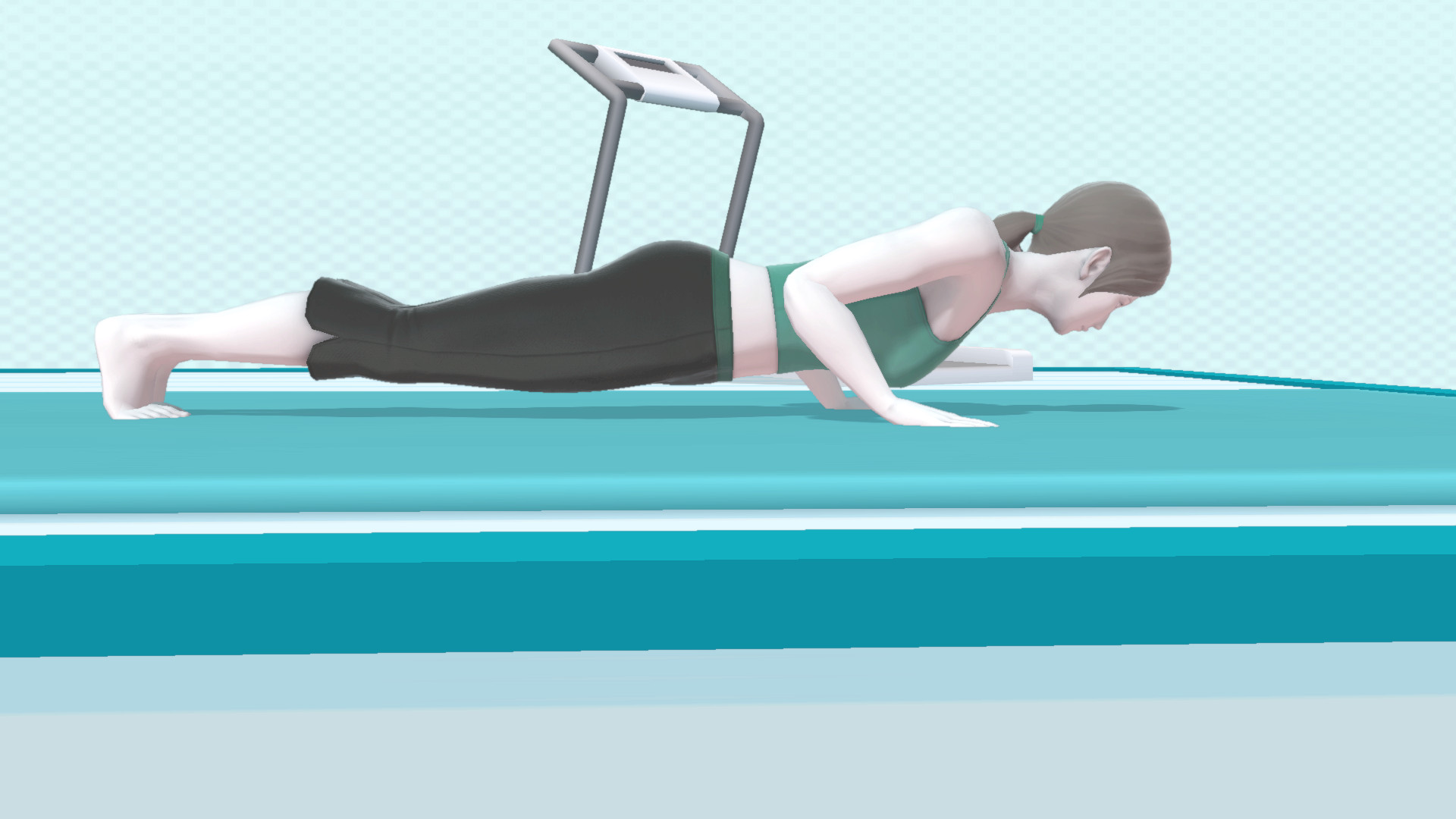 Green and Black Wii Fit Mod for Super Smash Bros. Ultimate | SSBU Mods