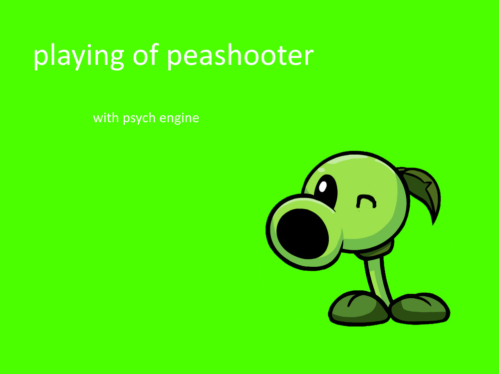 fnf playing with peashooter *from psych engine* Mod for Friday Night ...