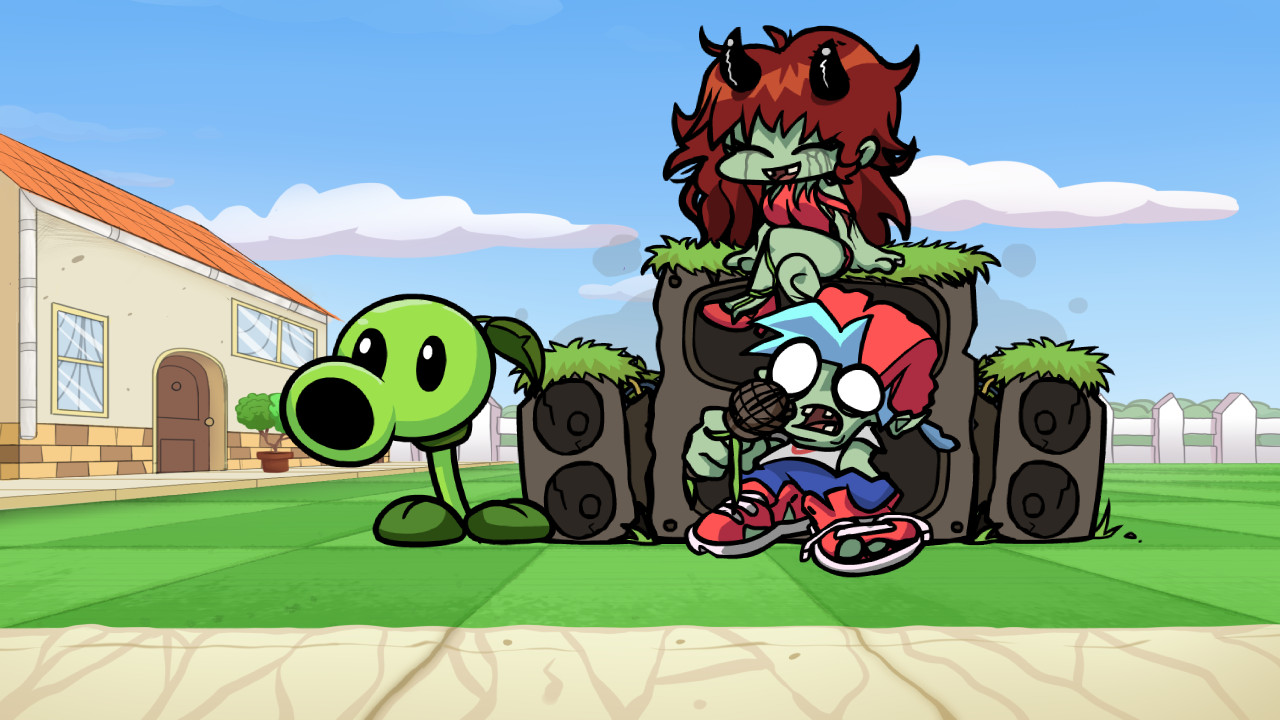 playable PLANTS VS RAPPERS for fnf online vs Mod for Friday Night ...