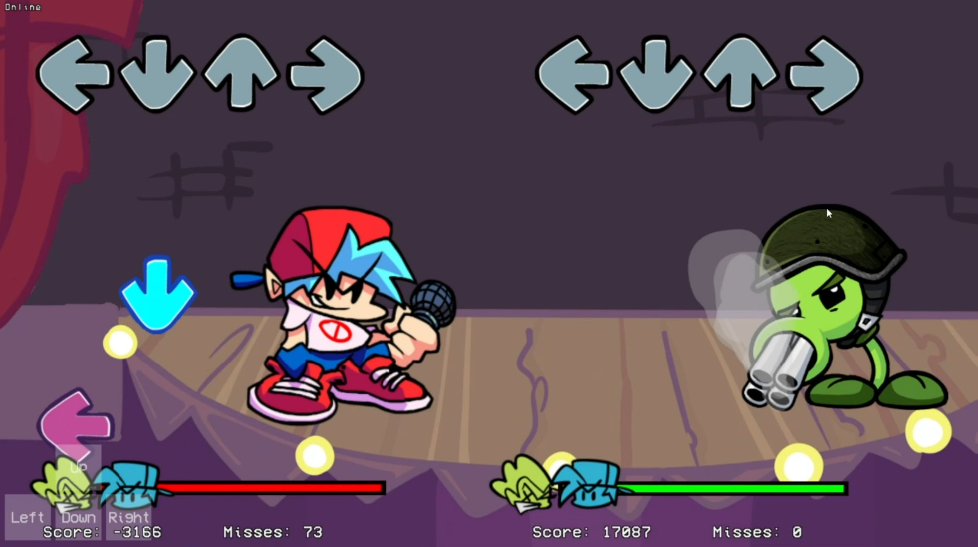 playable PLANTS VS RAPPERS for fnf online vs [Friday Night Funkin'] [Mods]