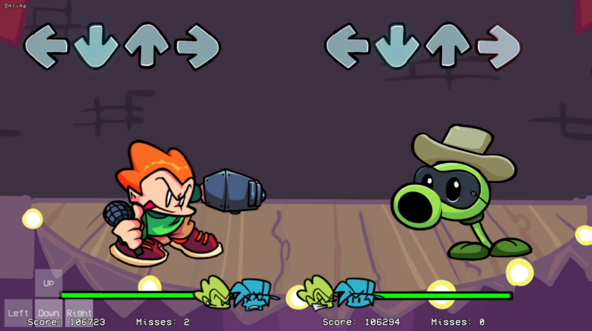 playable PLANTS VS RAPPERS for fnf online vs [Friday Night Funkin'] [Mods]