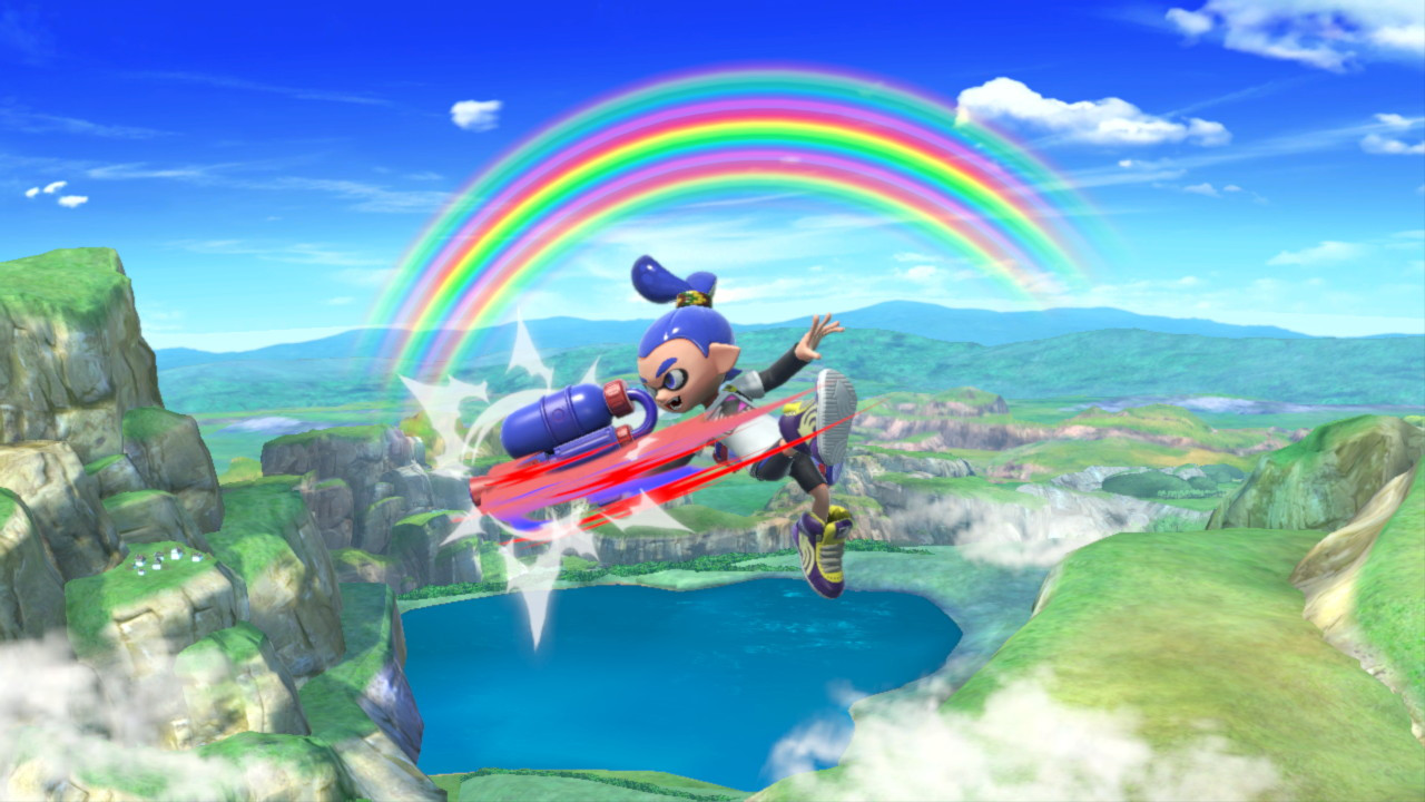 Red Inkling Effects + New Splattershot Textures Mod for Super Smash ...