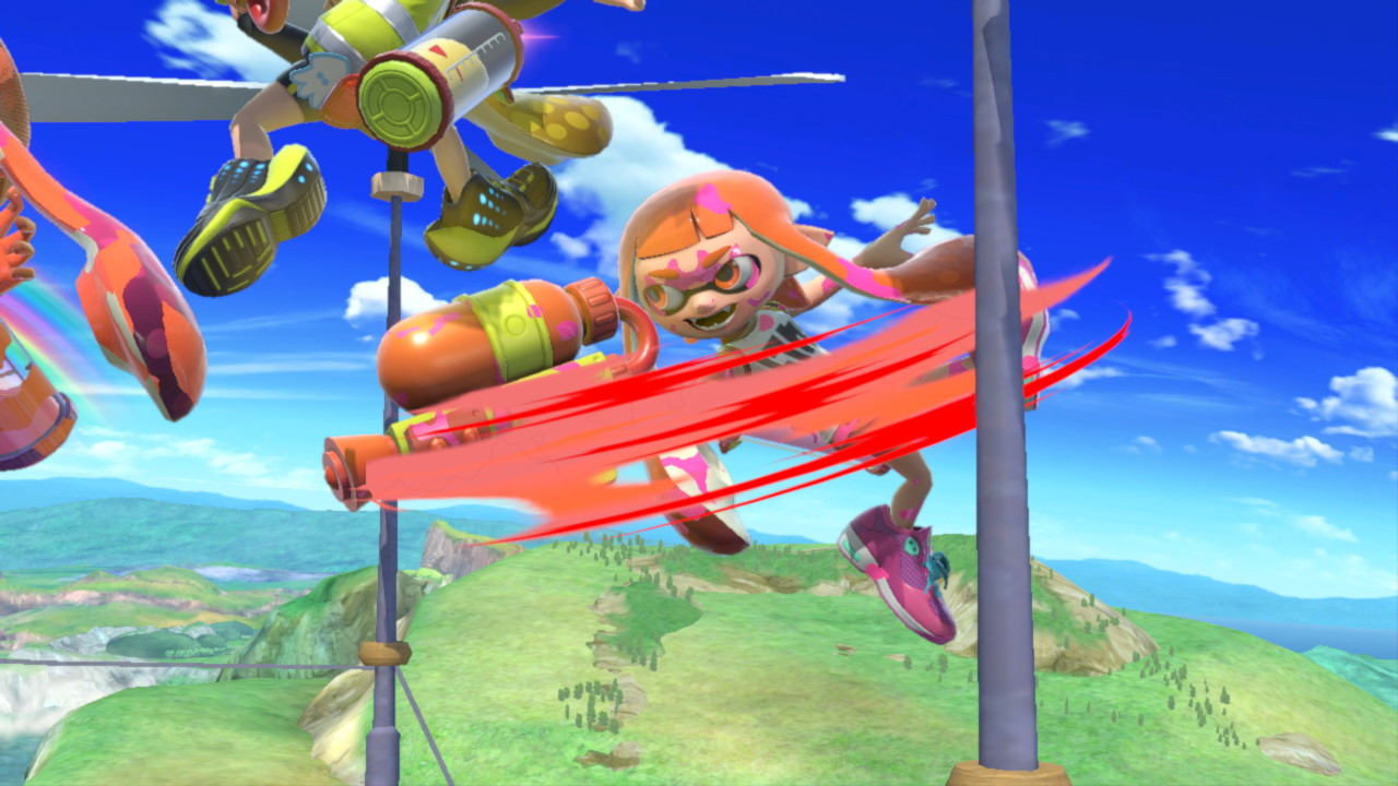Red Inkling Effects + New Splattershot Textures Mod for Super Smash ...