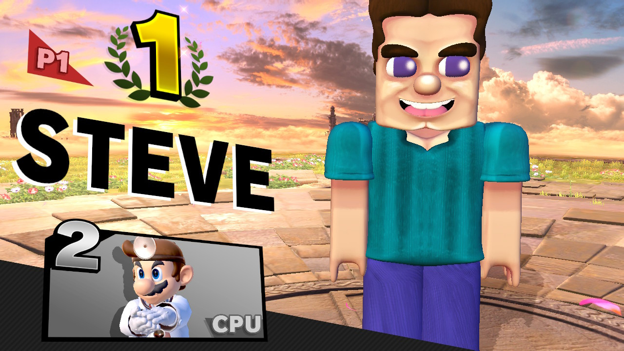 Grotesque Steve Mod for Super Smash Bros. Ultimate | SSBU Mods
