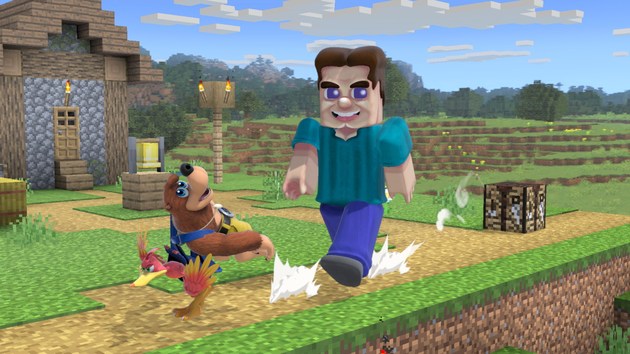 Grotesque Steve [Super Smash Bros. Ultimate] [Mods]