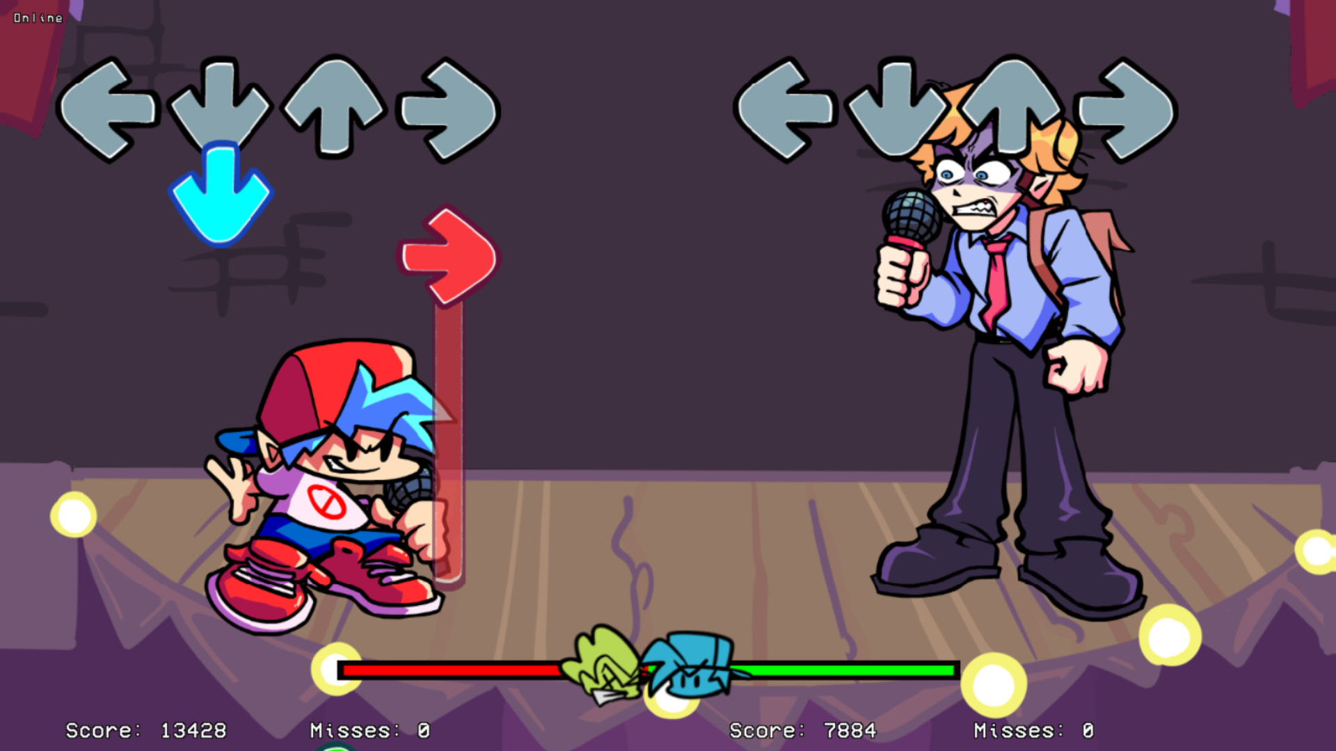 2VPLUS Senpai for FNF Online VS. [Friday Night Funkin'] [Mods]