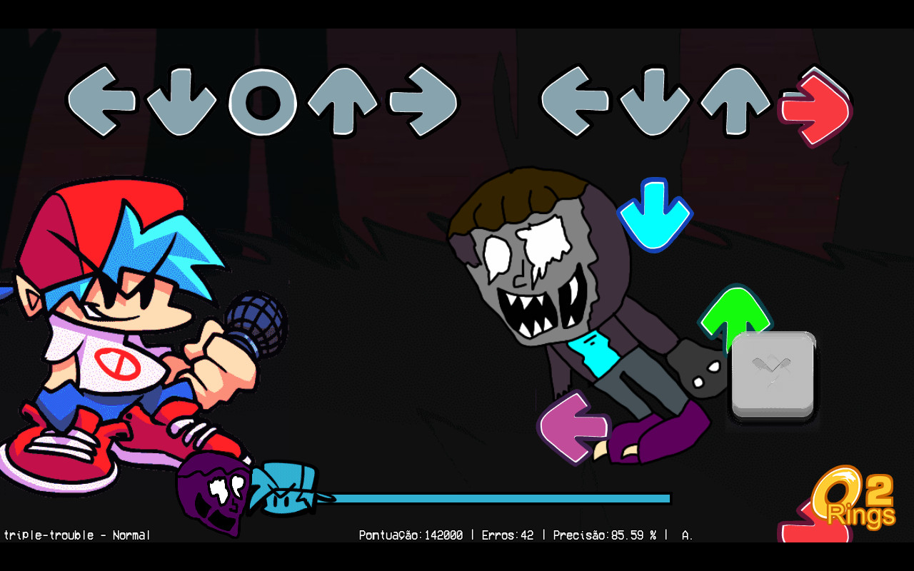 Fnf triple trouble but weerd and his friends team Mod for Friday Night ...