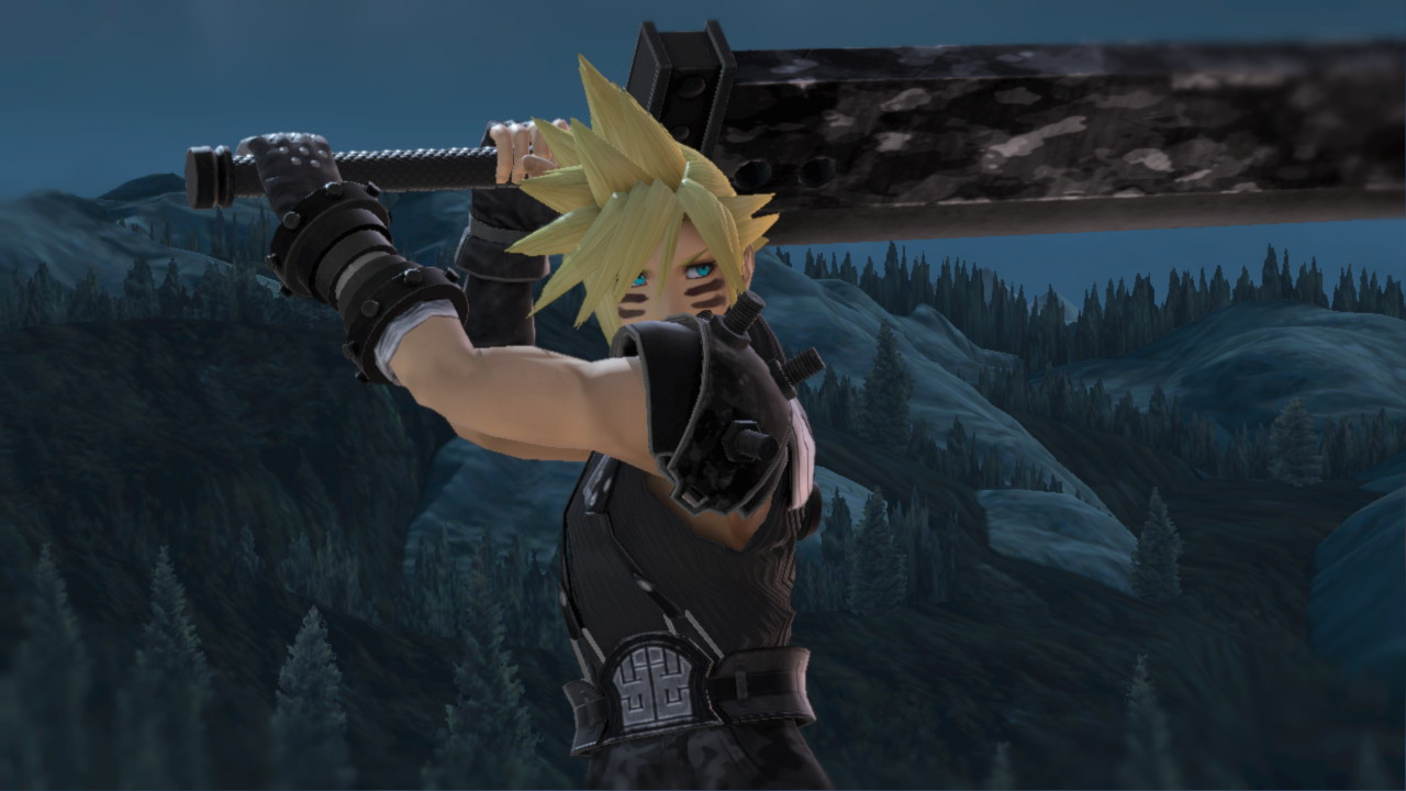 Actual Soldier Cloud + Alts [Super Smash Bros. Ultimate] [Mods]