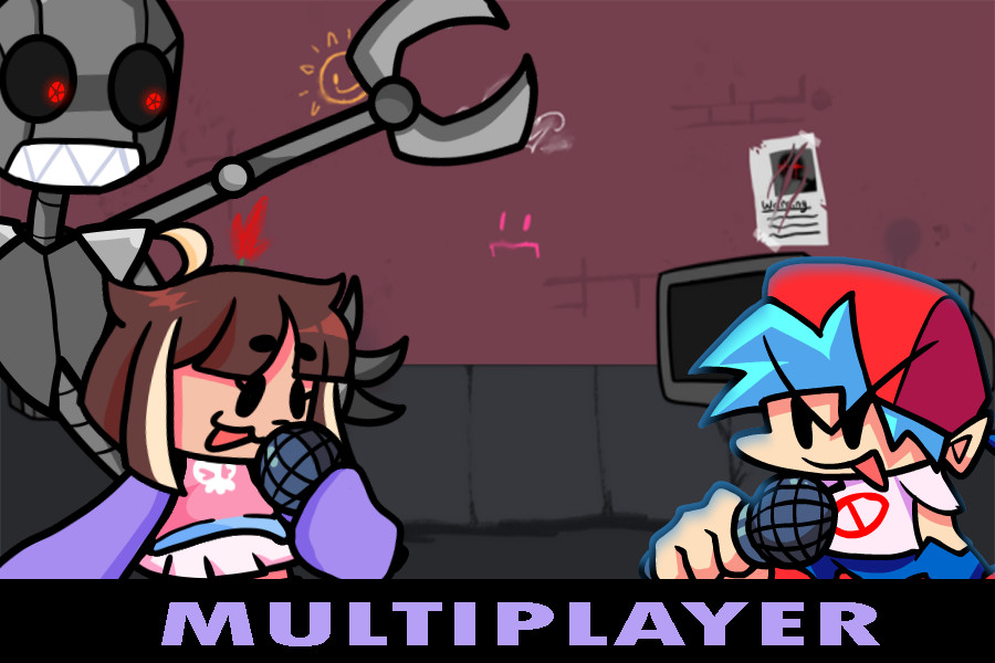 Vs QT For Multiplayer Mod for Friday Night Funkin' | FNF Mods