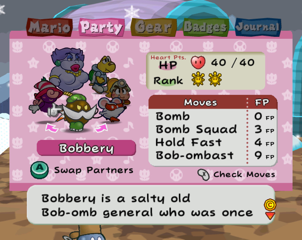 Partner Mods: Beta Bobbery [Paper Mario: The Thousand Year Door] [Mods]