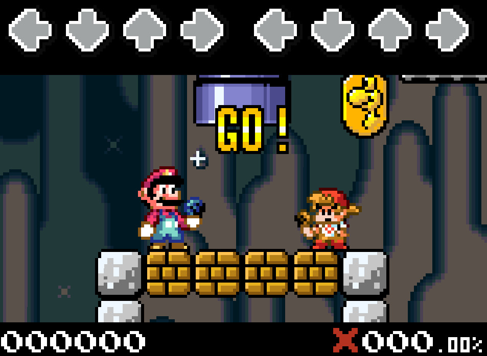 SMW FUNK MIX skin Mod for Friday Night Funkin' | FNF Mods