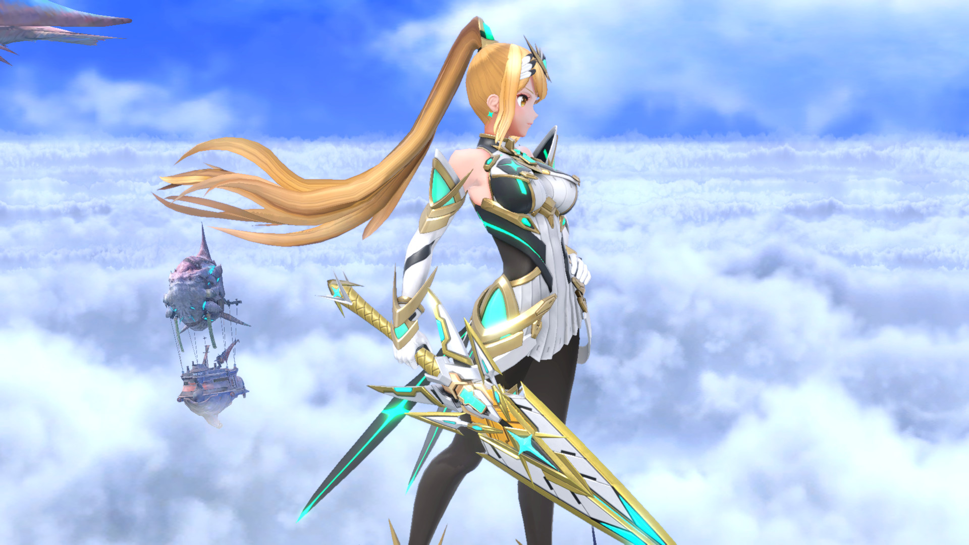 Ponytail Mythra Mod for Super Smash Bros. Ultimate | SSBU Mods