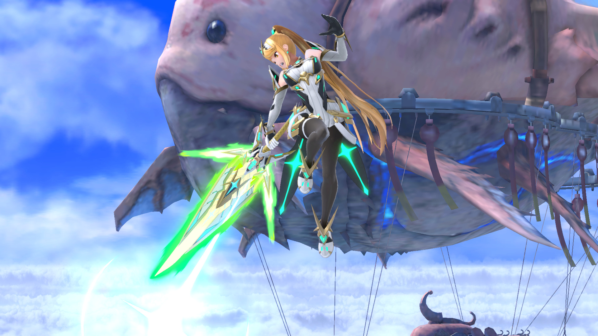 Ponytail Mythra Mod for Super Smash Bros. Ultimate | SSBU Mods