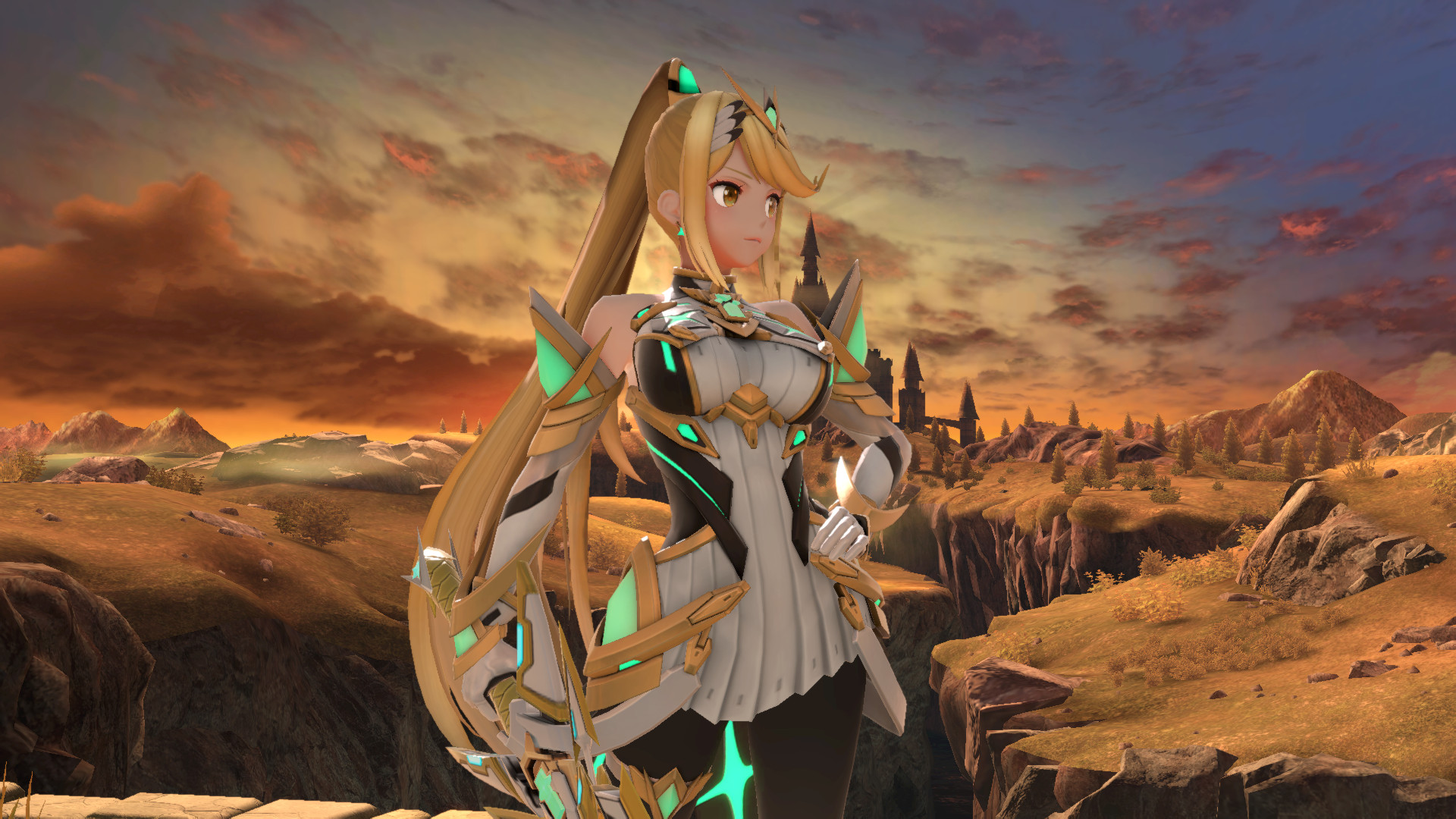 Ponytail Mythra Mod for Super Smash Bros. Ultimate | SSBU Mods