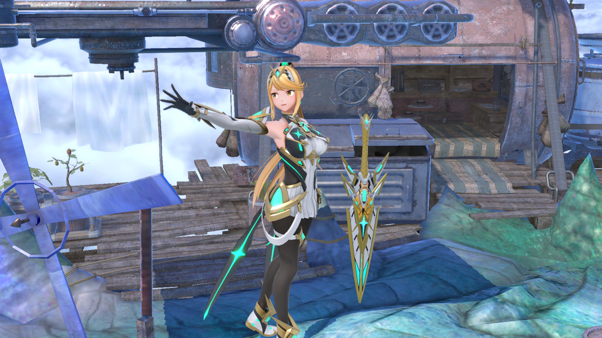 Ponytail Mythra Mod for Super Smash Bros. Ultimate | SSBU Mods
