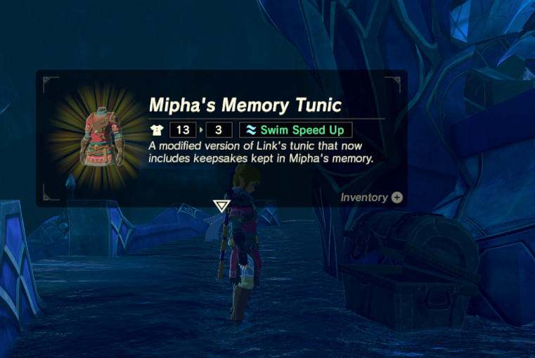 Mipha's Memory Mod for The Legend of Zelda: Breath of the Wild (WiiU ...
