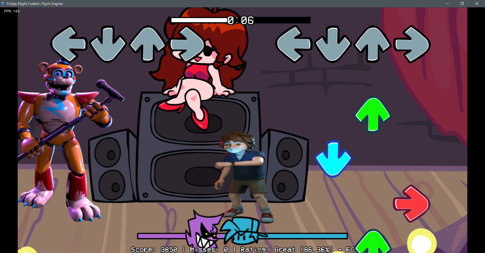 Fnaf security breach memes charted [Friday Night Funkin'] [Mods]