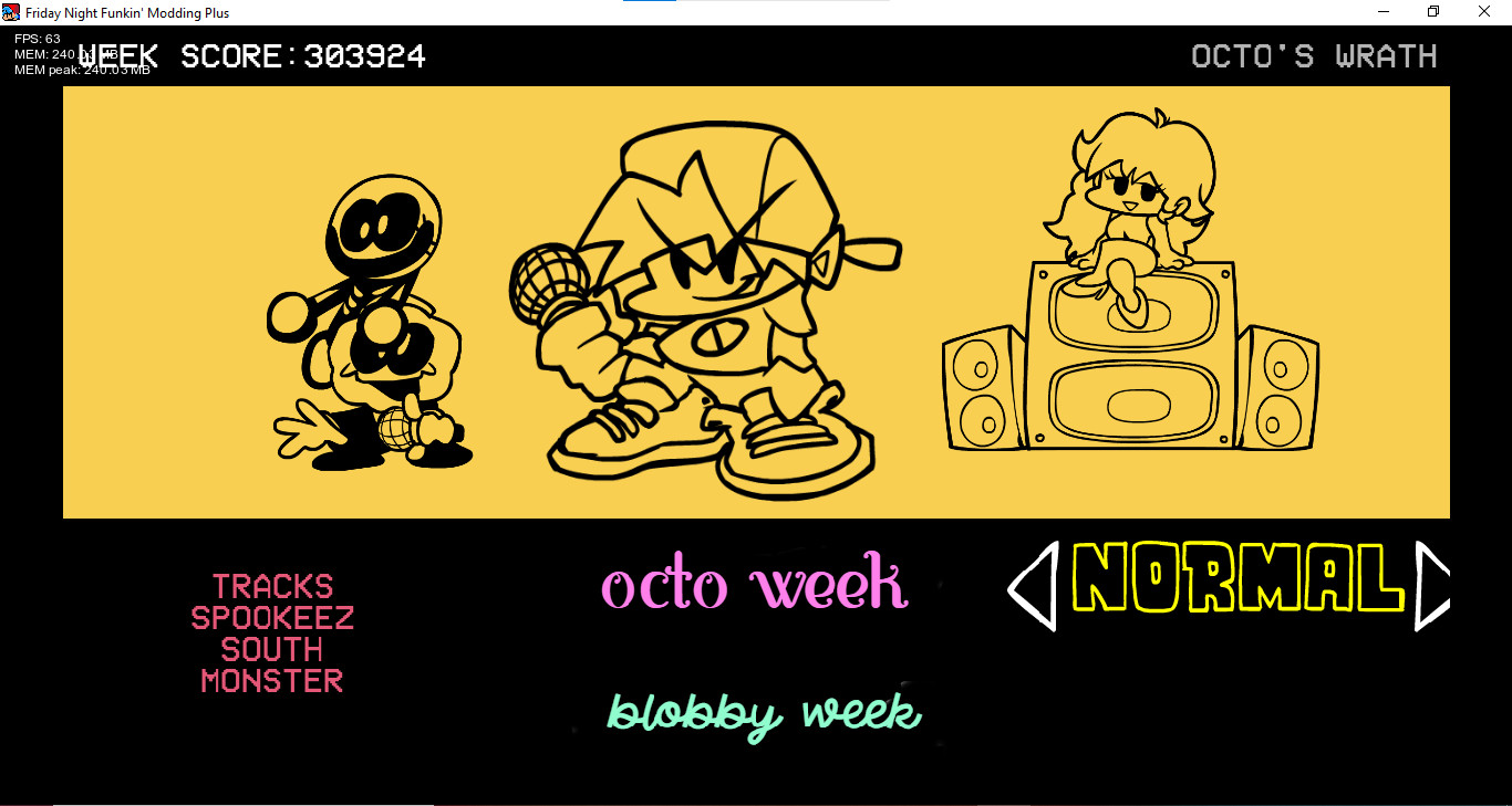 FNF VS OCTO AND BLOBBY V1.5 [Friday Night Funkin'] [Mods]