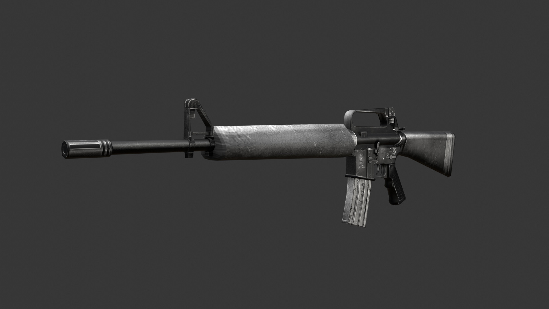 A Classic Low Poly M16 on Bobito's Animations Mod for Counter-Strike 1. ...