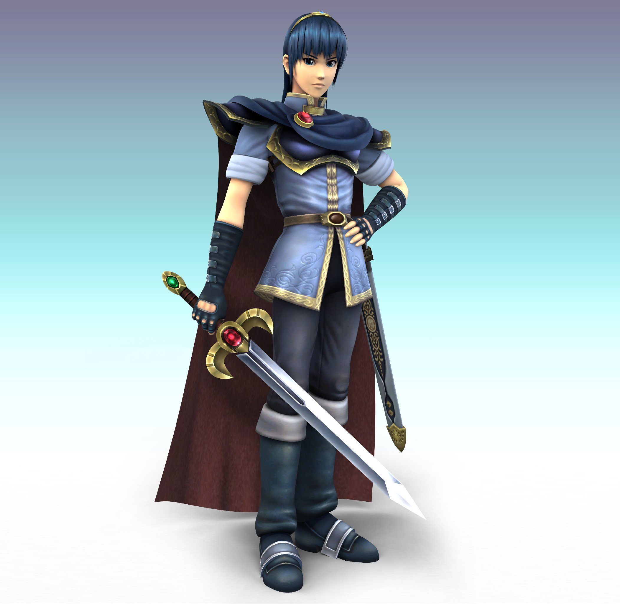Marth Brawl Pose Cosmetic Pack Mod for Super Smash Bros. Brawl | Brawl Mods