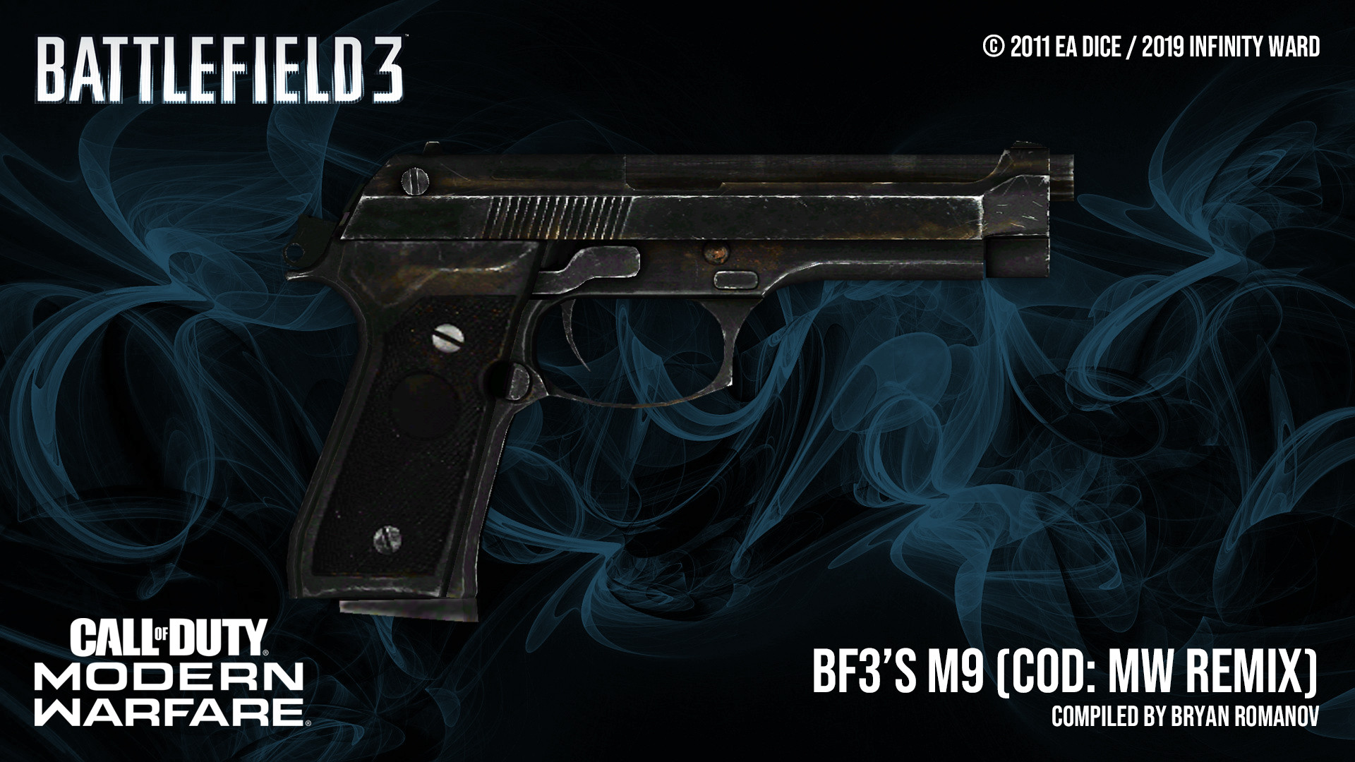 Battlefield 3 - M9 (COD: MW Remix) Mod for Counter-Strike 1.6 | CS1.6 Mods