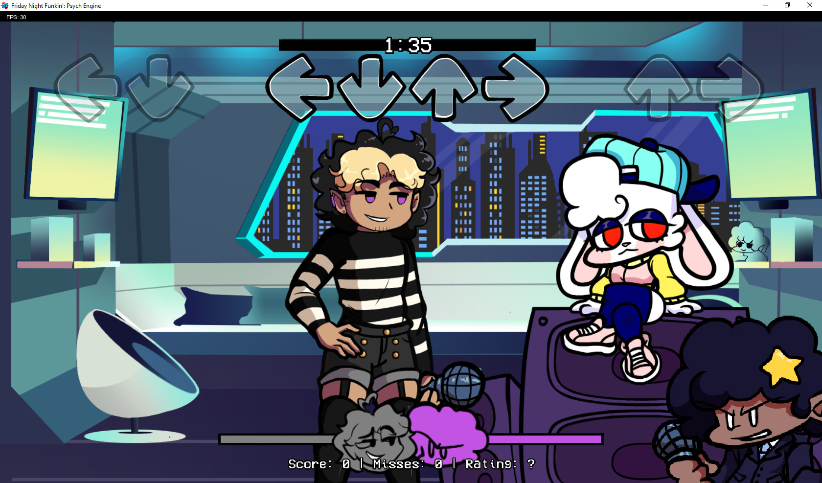 psych engine fnf fever town [credits helloitsmako] Mod for Friday Night ...