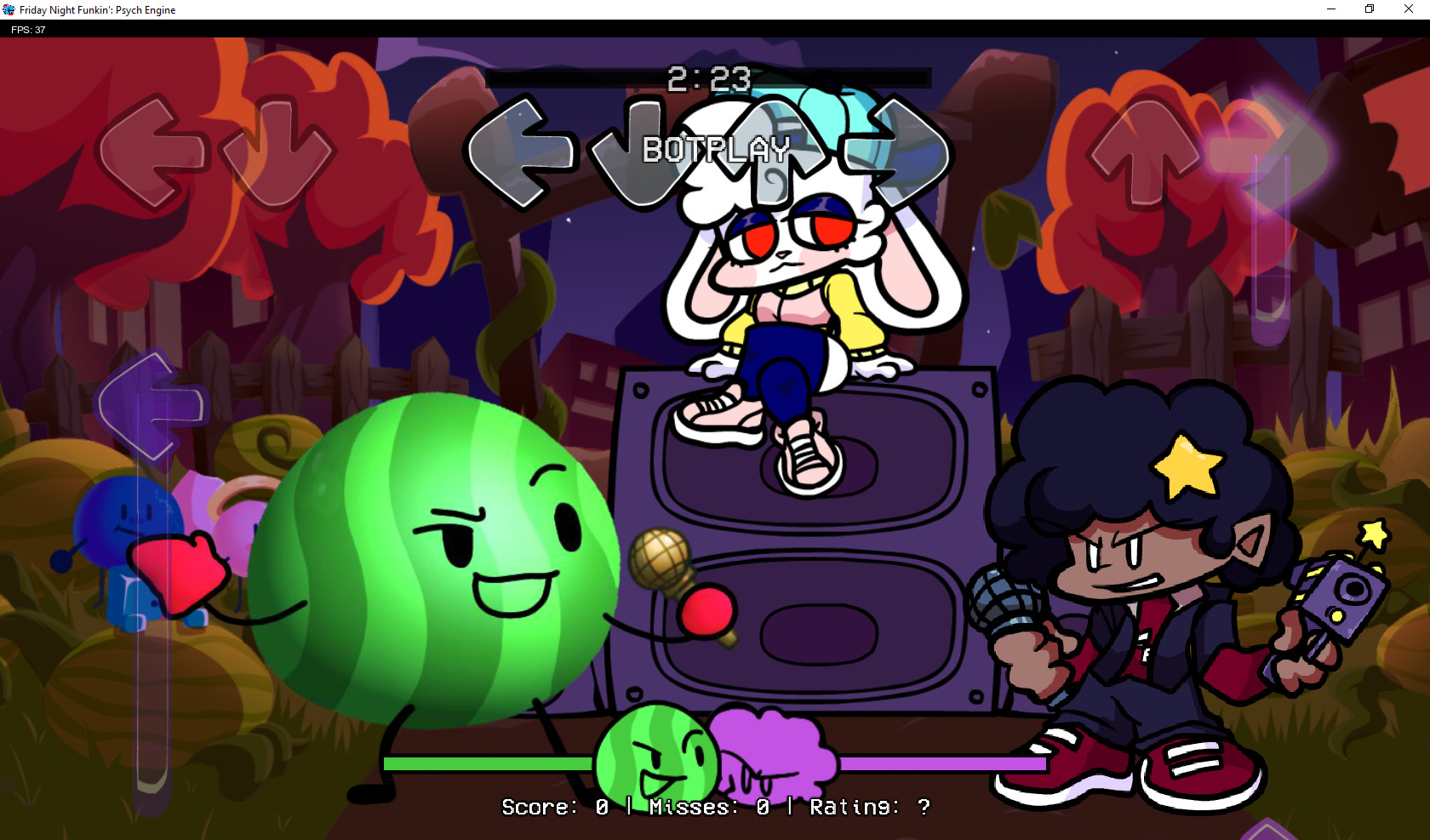 psych engine fnf fever town [credits helloitsmako] Mod for Friday Night ...