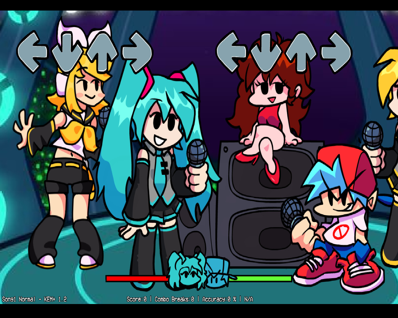 VS Vocaloid girls Mod for Friday Night Funkin' | FNF Mods