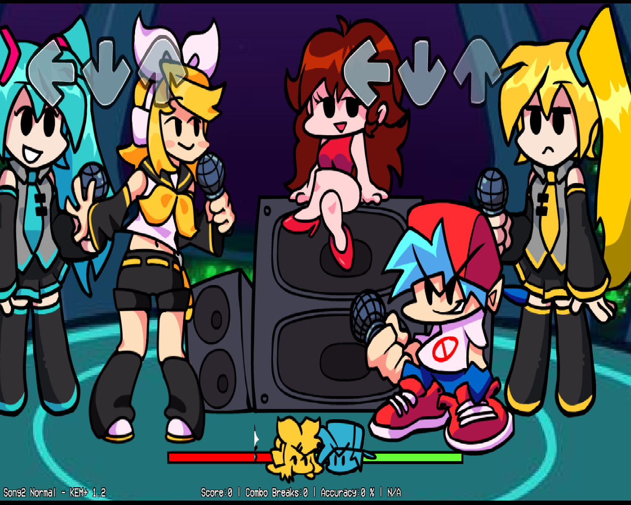 VS Vocaloid girls Mod for Friday Night Funkin' | FNF Mods