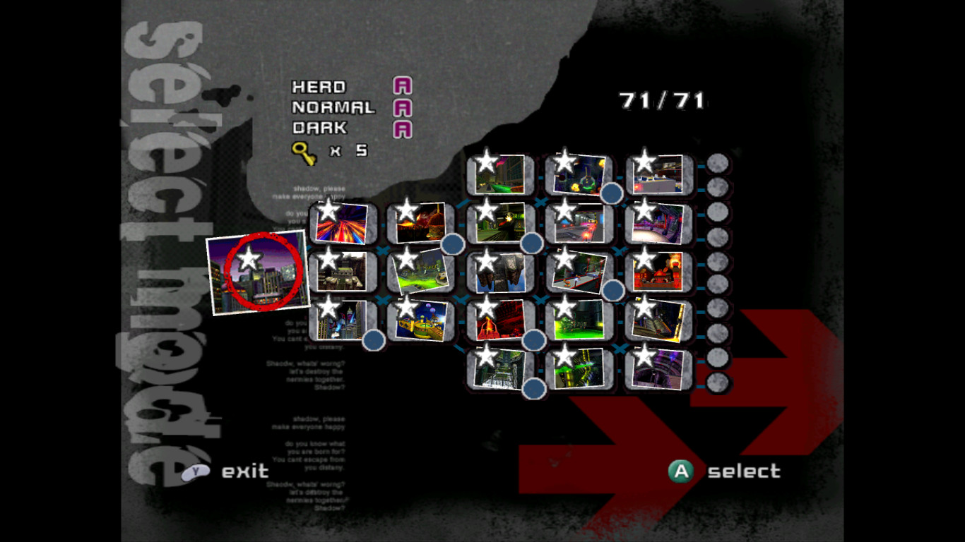 Fixed Stage Menu Mod for Shadow The Hedgehog | ShTH Mods