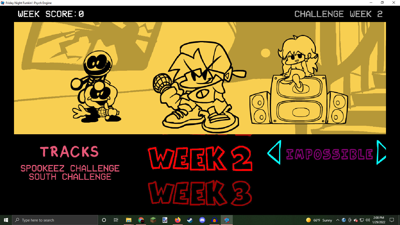 FNF Challenge Mode [Friday Night Funkin'] [Mods]