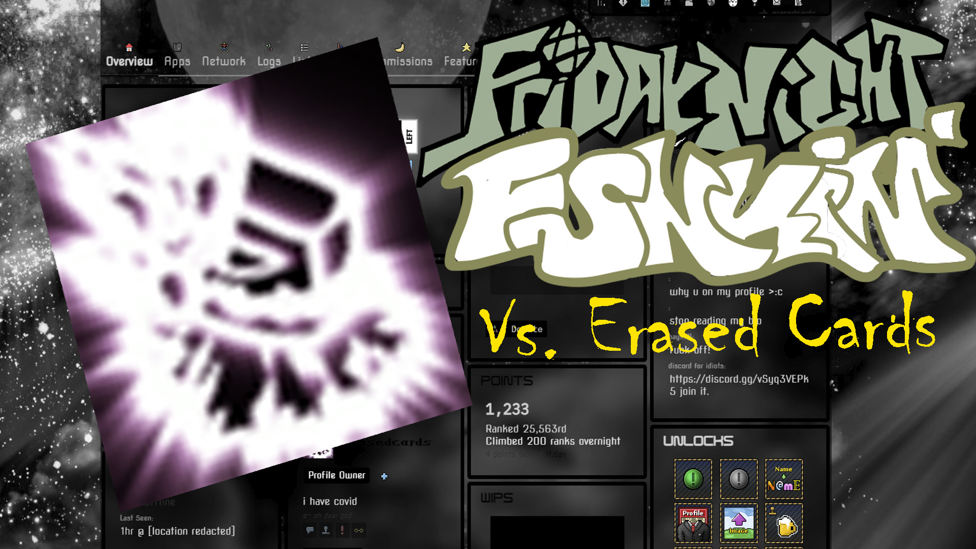 VS. Erased Cards (Full Week) Mod for Friday Night Funkin' | FNF Mods