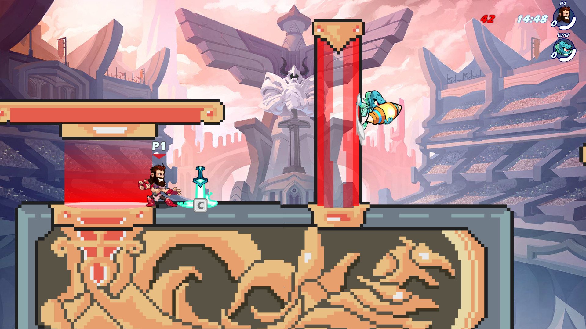 Pixelar Brawlball Map [Brawlhalla] [Mods]