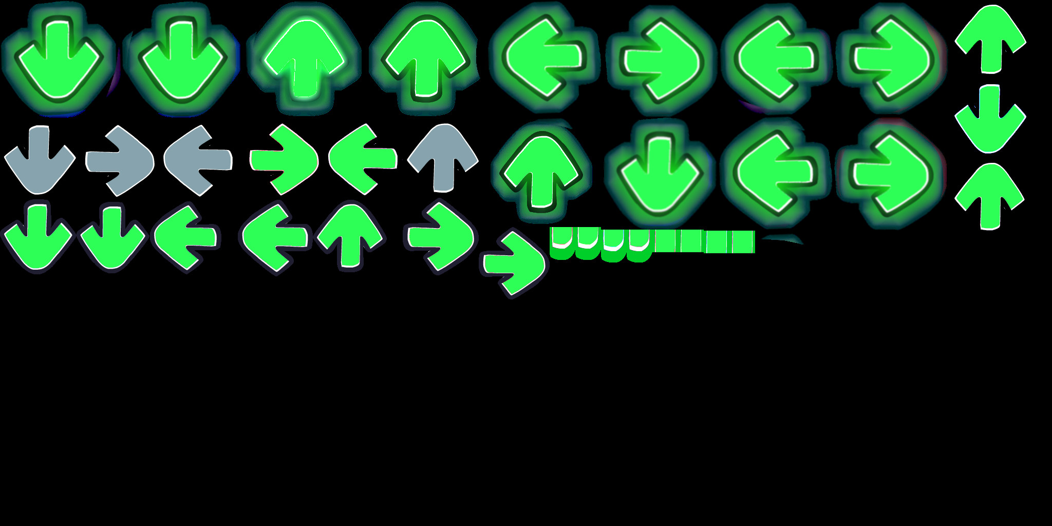 Green Noteskin [Friday Night Funkin'] [Mods]